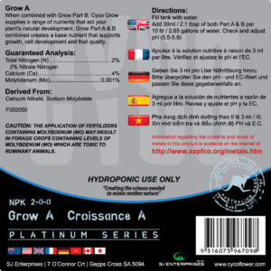 CYCO GROW A & B - Cyco Plantinum Series